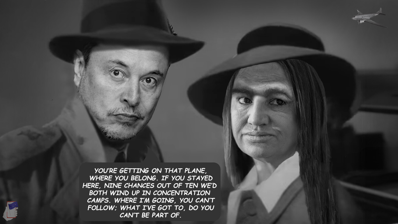 Exit Stage Left – THE ART OF FLAG-WAVING